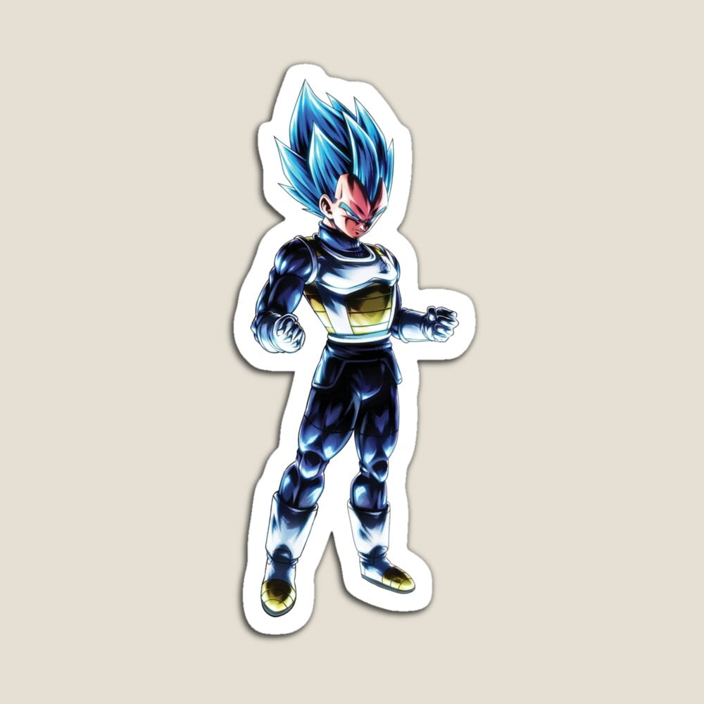 DOPASTICKER Bdz Vegeta Super Saiyan Blue Decorative Laptop, Phone ...