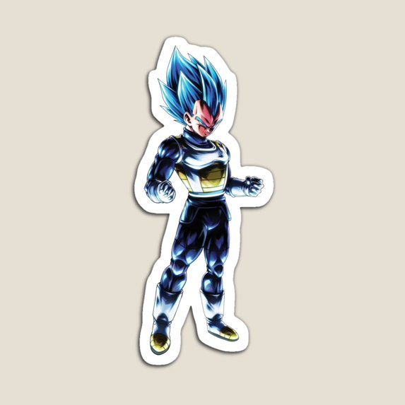 DOPASTICKER Bdz Vegeta Super Saiyan Blue Decorative Laptop, Phone ...