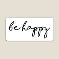 DOPASTICKER Be Happy Decorative Laptop, Phone Stickers, Waterproof ...