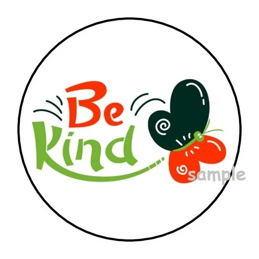 DOPASTICKER Be Kind Stickers Butterfly Gifts Phone Decal Water Bottle ...