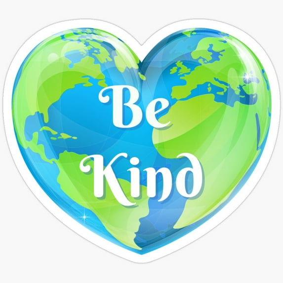 DOPASTICKER Be Kind To Our World Decorative Laptop, Phone Stickers ...