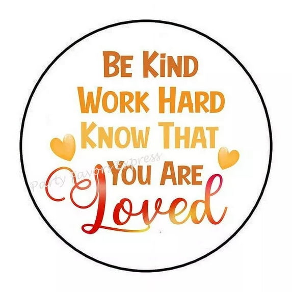 DOPASTICKER Be Kind Work Hard Know That You Are Loved Stickers Phone ...