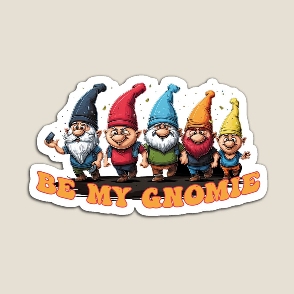 DOPASTICKER Be My Gnome - With My Gnomies - Thankful For My Gnomies ...