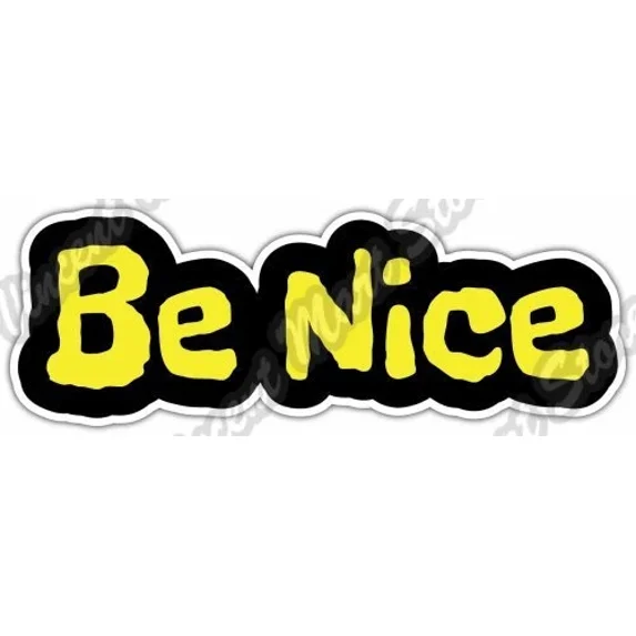 DOPASTICKER Be Nice Driver Driving Respect People Car Sticker Decal ...