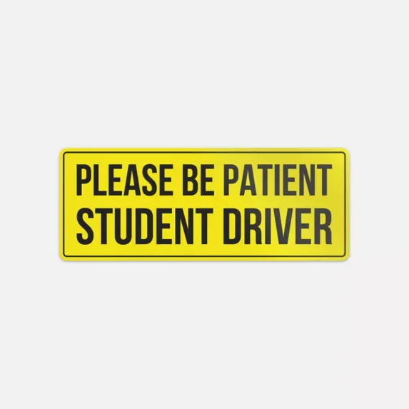 DOPASTICKER Be Patient Student Driver Safety Sticker Decal Phone Decal ...