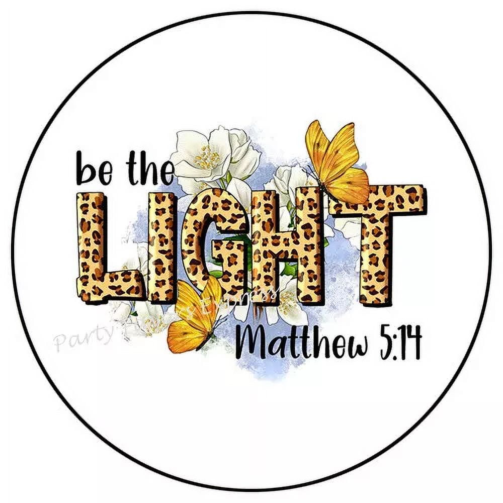 DOPASTICKER Be The Light Stickers Favors Phone Decal Water Bottle ...
