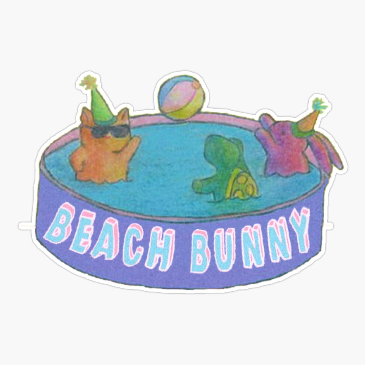 DOPASTICKER Beach Bunny, Pool Sticker, Phone Sticker Car Stickers ...