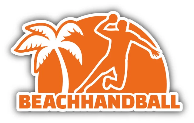 DOPASTICKER Beach Handball Label Car Sticker Phone Decal Water Bottle ...