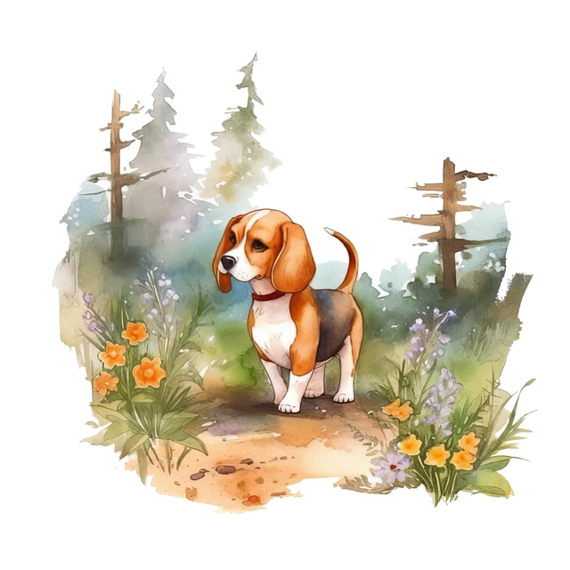 DOPASTICKER Beagle Car Sticker Dog Sticker Phone Sticker, Latop Sticker ...
