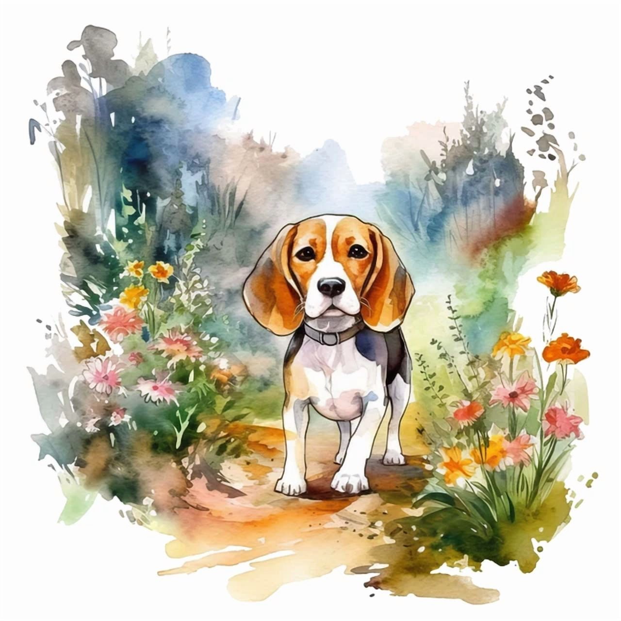 DOPASTICKER Beagle Car Sticker Dog Sticker Phone Sticker, Latop Sticker ...