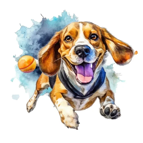 DOPASTICKER Beagle Car Sticker Dog Sticker Phone Sticker, Latop Sticker ...