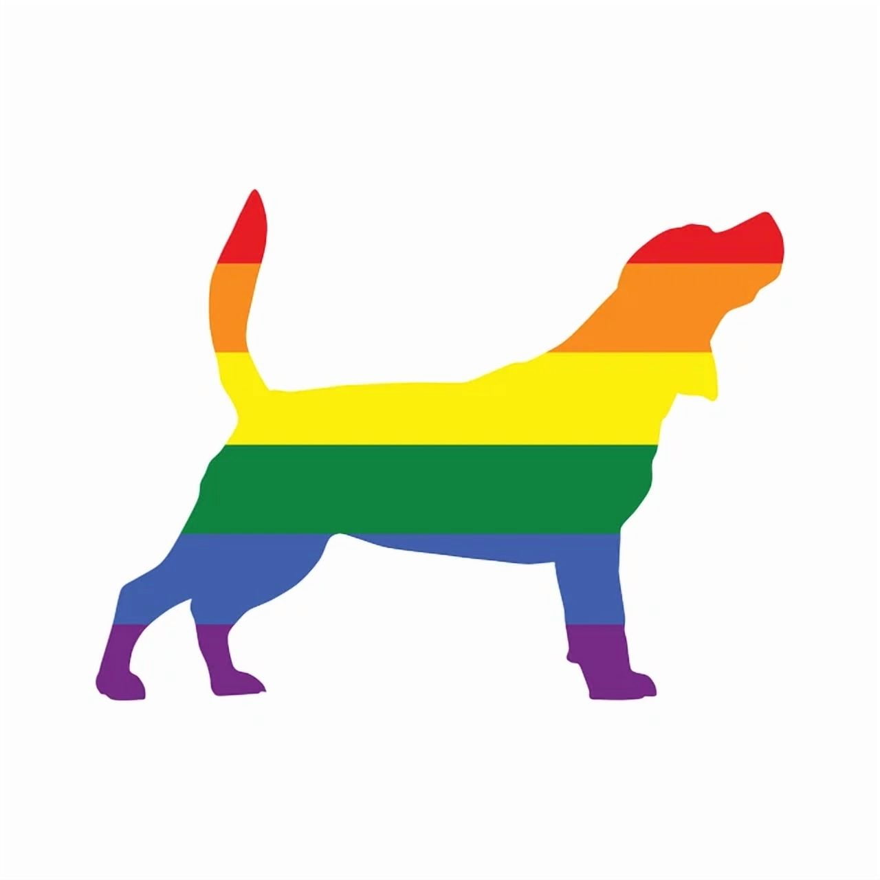 DOPASTICKER Beagle Car Sticker Dog Sticker Phone Sticker, Latop Sticker ...