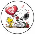 DOPASTICKER Beagle Heart Love Day Love You Stickers Favors Gift You ...