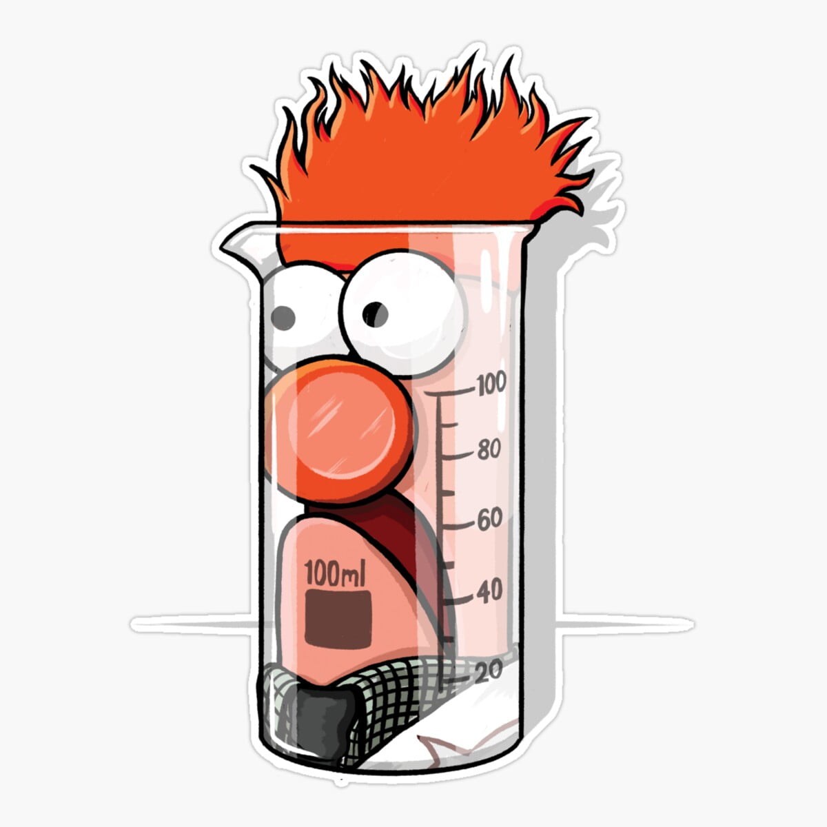 DOPASTICKER Beaker Muppets Science Sticker, Phone Sticker Car Stickers ...