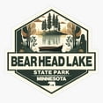 DOPASTICKER Bear Head Lake State Park Minnesota Travel Art Badge ...