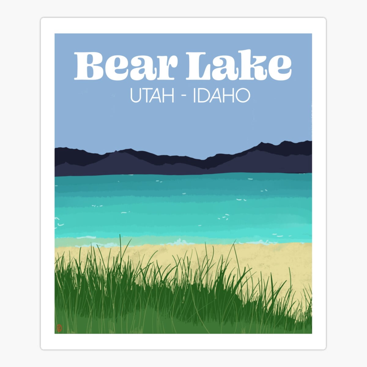 DOPASTICKER Bear Lake Sticker, Phone Sticker Car Stickers, Birthday ...