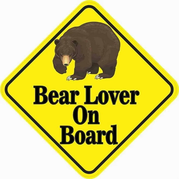 DOPASTICKER Bear Lover On Board Sticker Phone Sticker, Latop Sticker ...