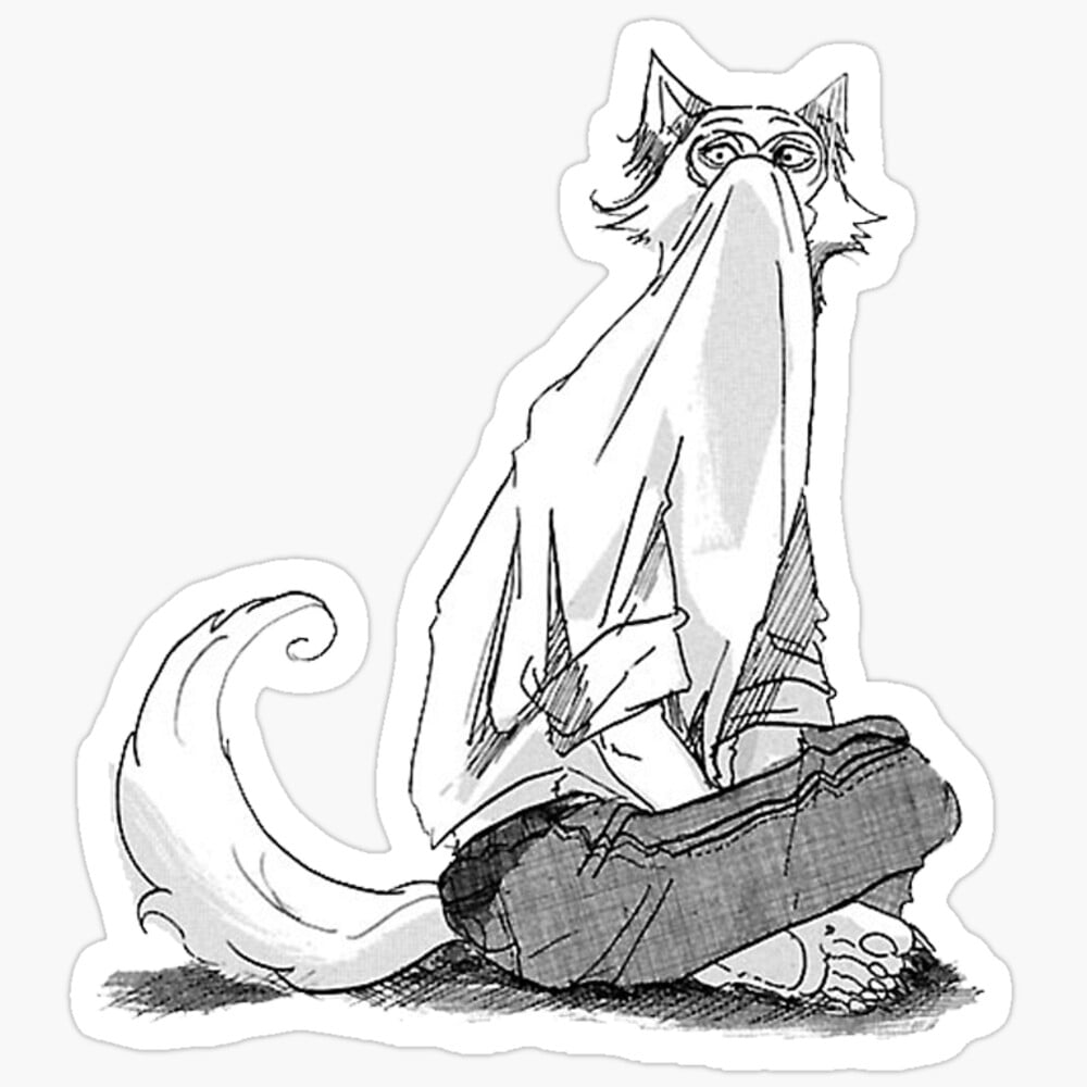 DOPASTICKER Beastars Anime Legosi Sticker Phone Decal Water Bottle ...