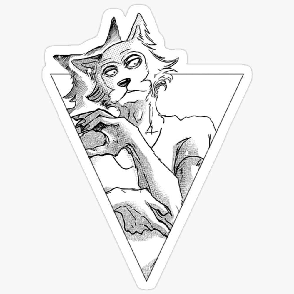 DOPASTICKER Beastars Anime Triangle Sticker Phone Decal Water Bottle ...