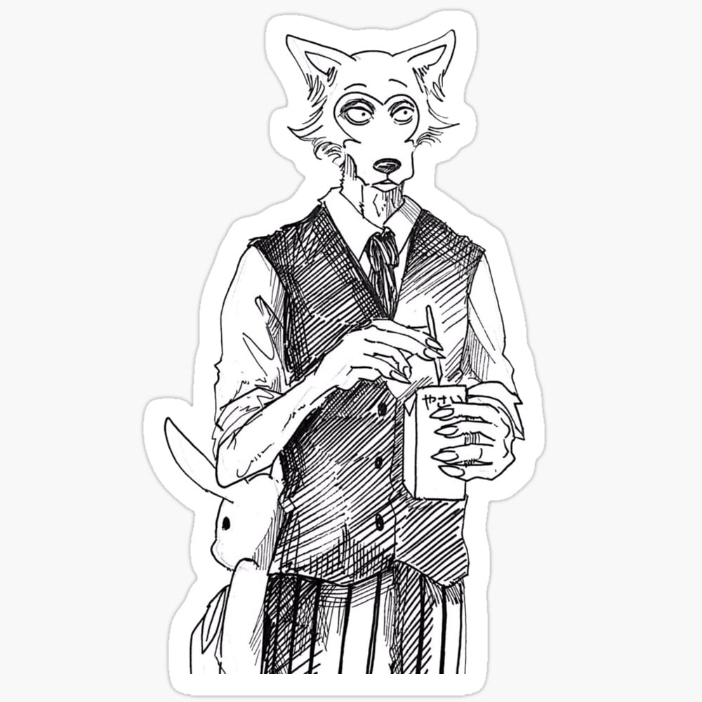 DOPASTICKER Beastars Sticker Phone Decal Water Bottle Stickers, Cars ...