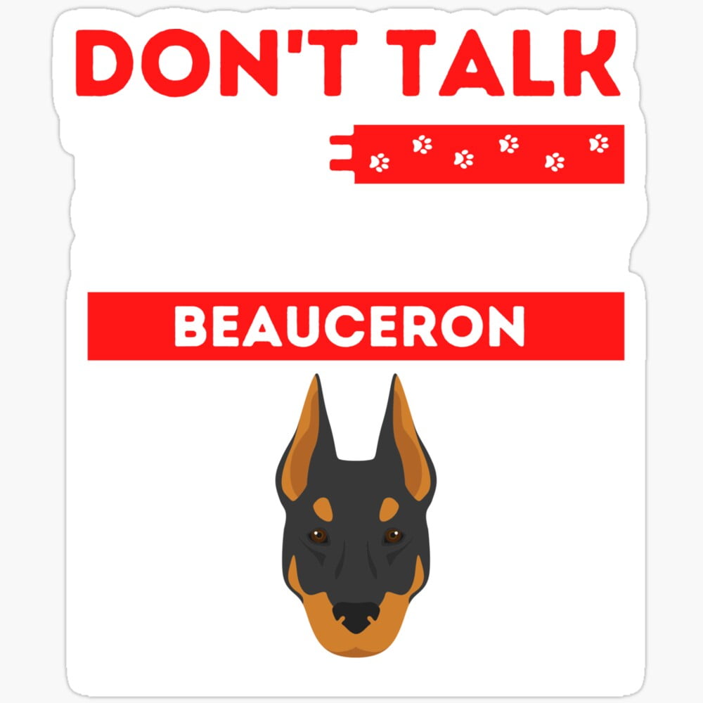 DOPASTICKER Beauceron Gift Lovers, Gift Beauceron Dogs Lovers Sticker ...