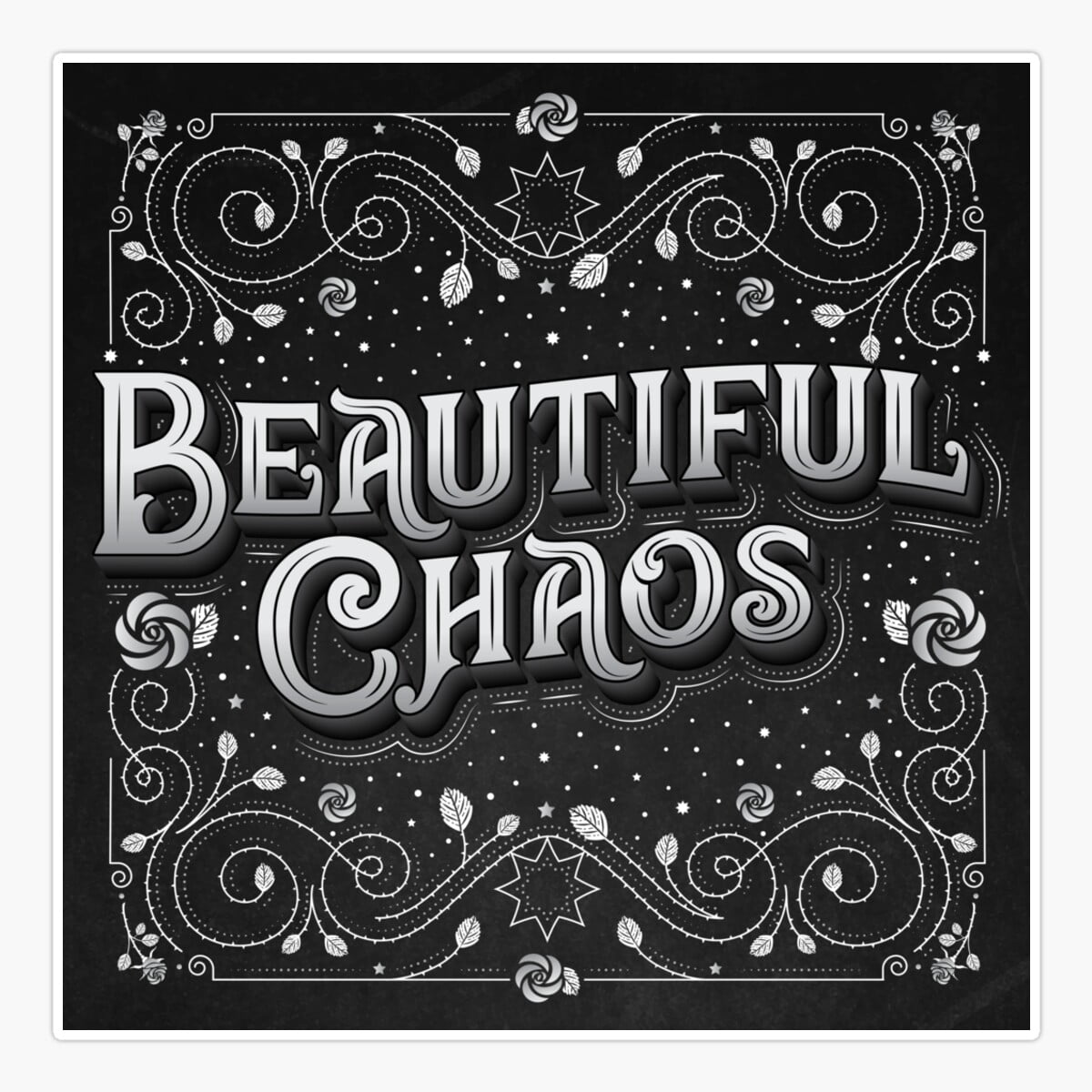 DOPASTICKER Beautiful Chaos Sticker, Phone Sticker Car Stickers ...