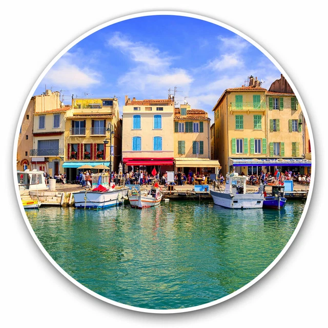 DOPASTICKER Beautiful French Port France Cool Gift Decorative Laptop ...