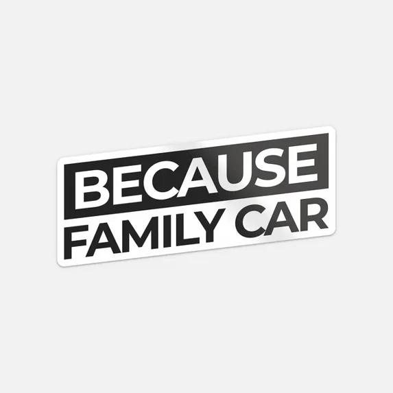 DOPASTICKER Because Family Sticker Decal Phone Decal Water Bottle ...