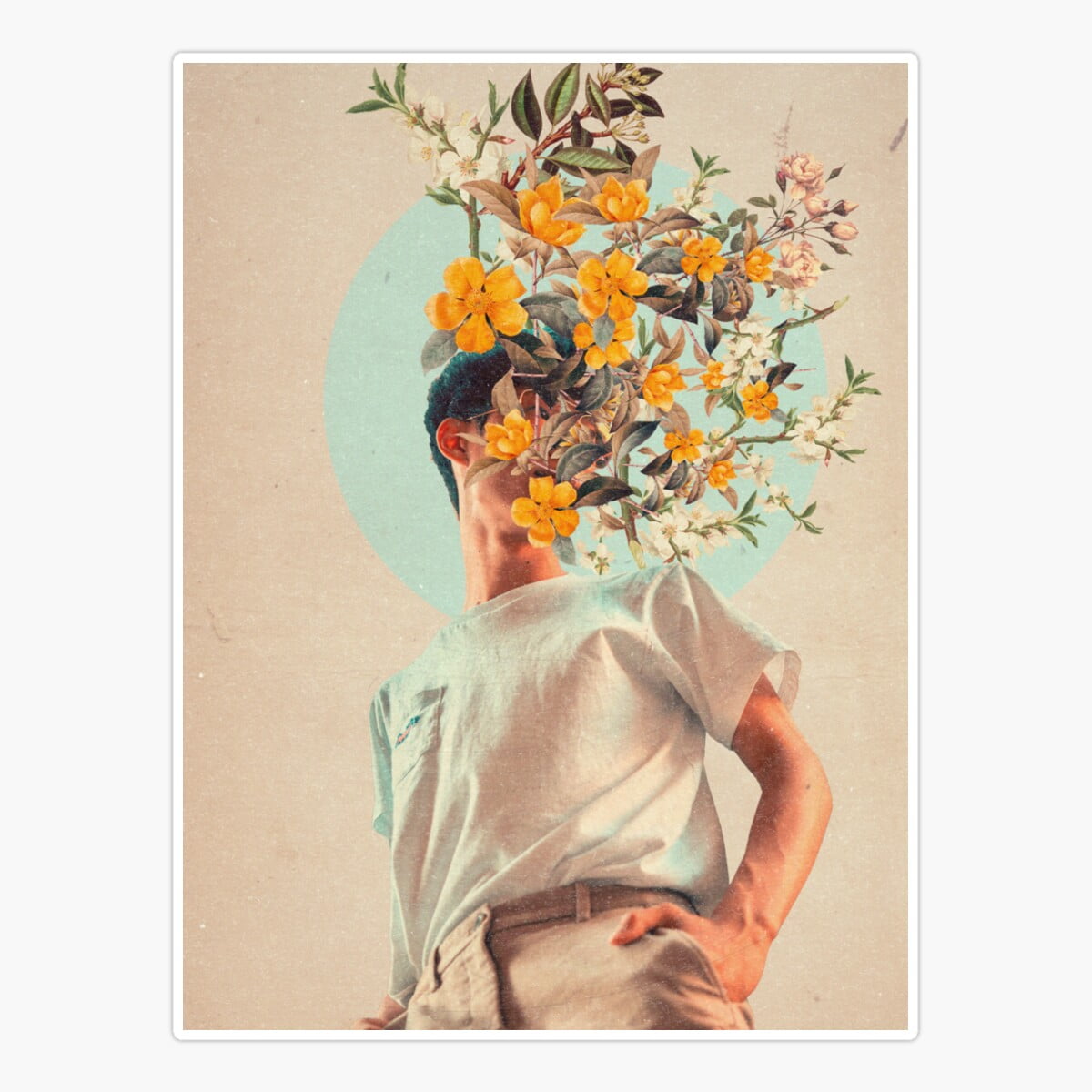 DOPASTICKER Because You Were Around Sticker, Phone Sticker Car Stickers ...