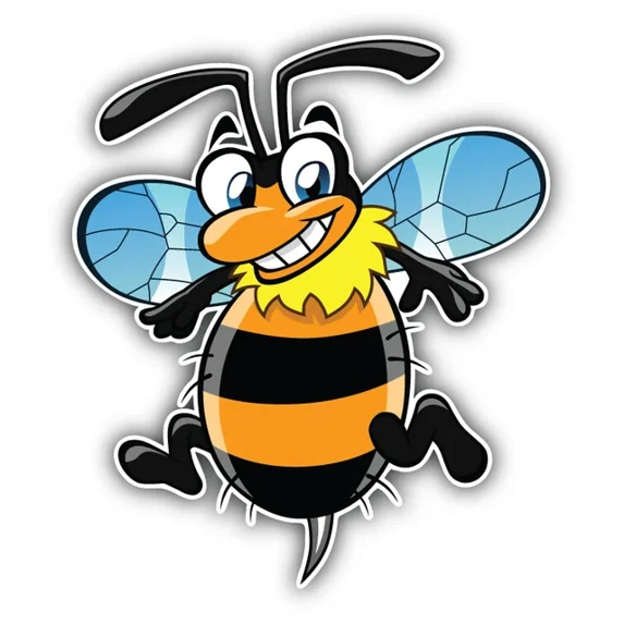 DOPASTICKER Bee Car Sticker Phone Water Bottle Stickers, Cars Stickers ...