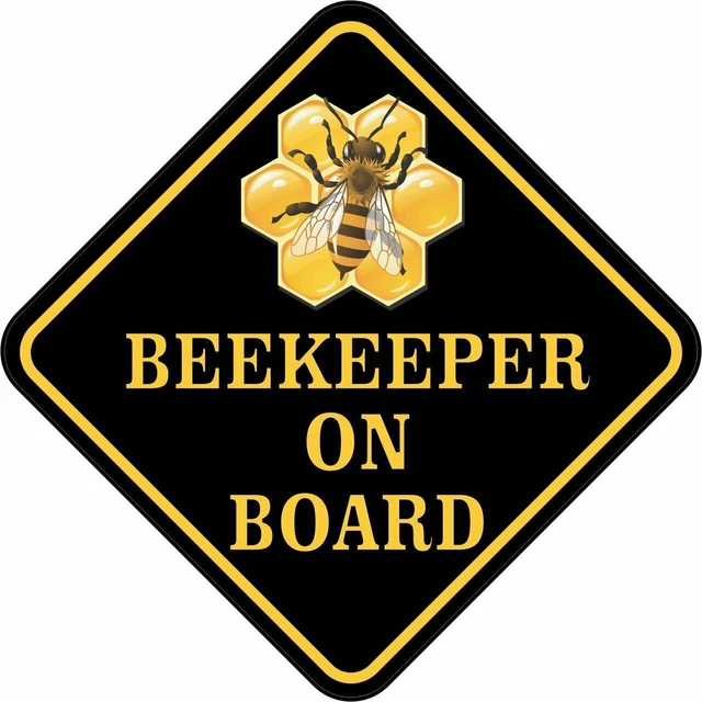 DOPASTICKER Beekeeper On Board Sticker Phone Sticker, Latop Sticker ...