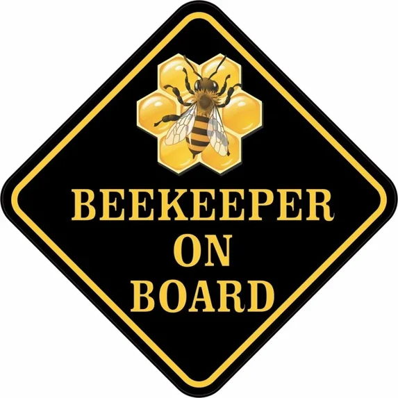 DOPASTICKER Beekeeper On Board Sticker Phone Sticker, Latop Sticker ...