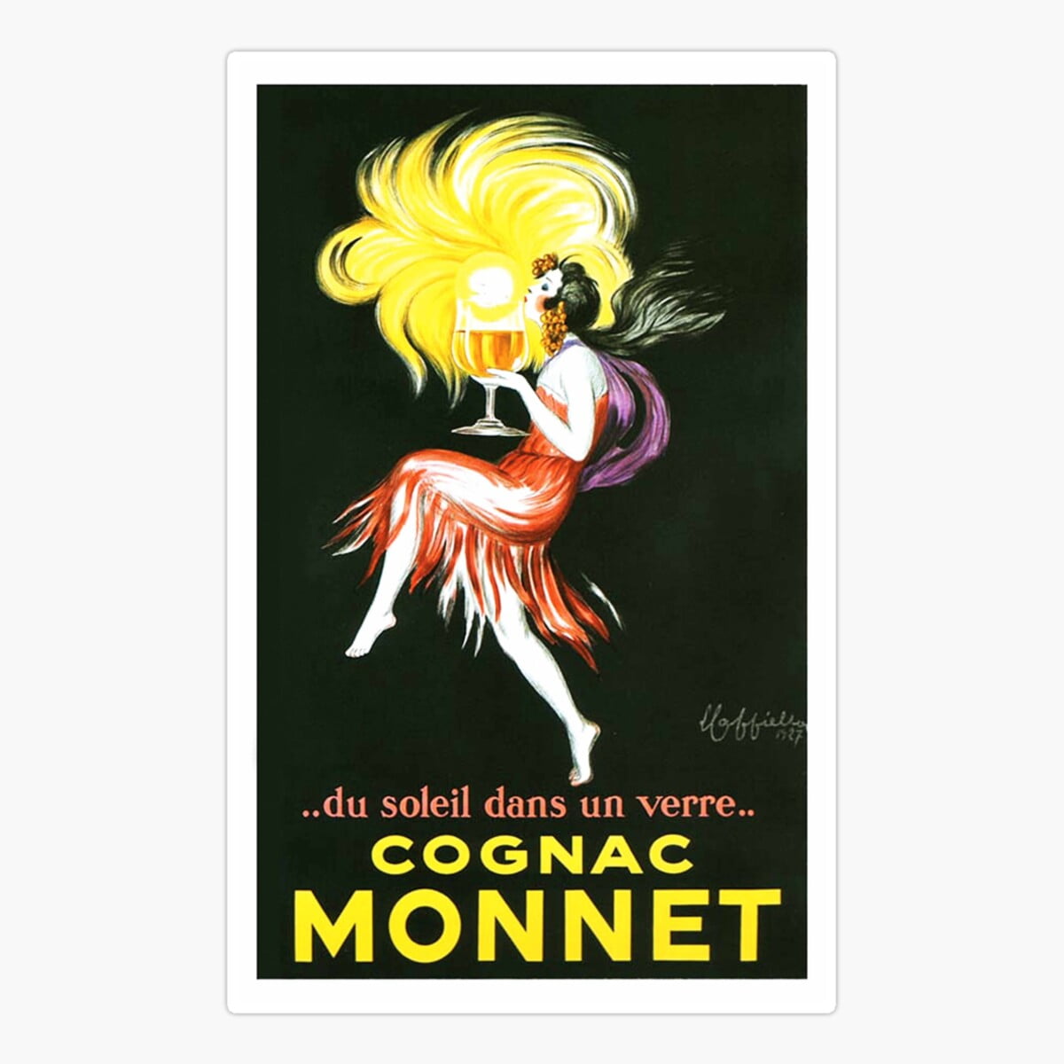 DOPASTICKER Beer Poster By Leonetto Capiello - Art Sticker, Phone ...
