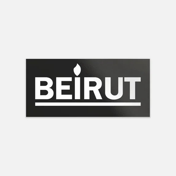DOPASTICKER Beirut Sticker Decal Phone Decal Water Bottle Stickers ...