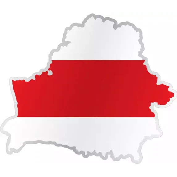 DOPASTICKER Belarus Country Flag Map Car Window Mirror Sticker Decal ...