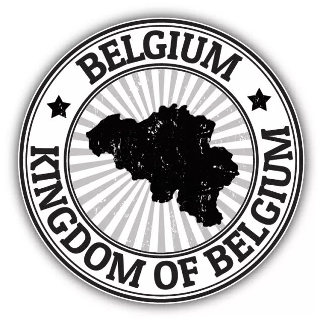 DOPASTICKER Belgium Map Grunge Rubber Stamp Sticker Decal Phone Decal ...