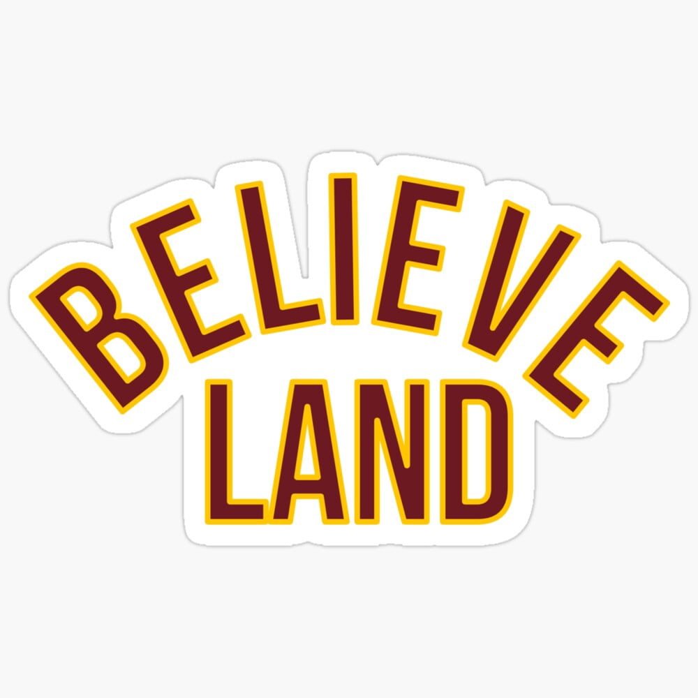 DOPASTICKER Believe Land Sticker, Decorate Laptops, Water Bottles, And ...