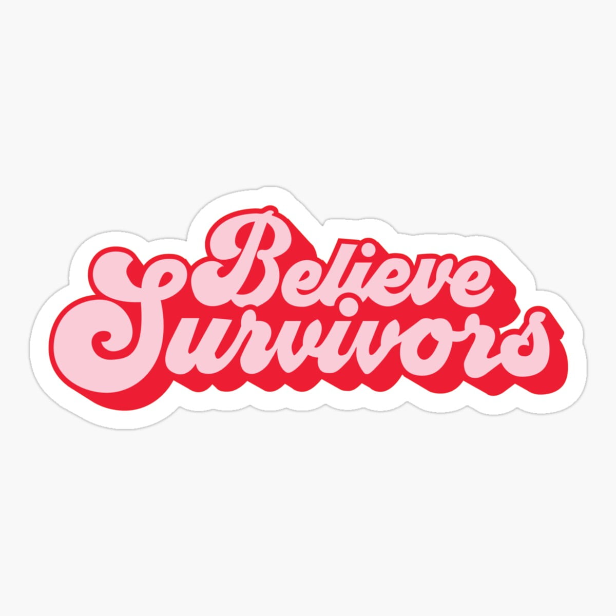 DOPASTICKER Believe Survivors Sticker, Phone Sticker Car Stickers ...