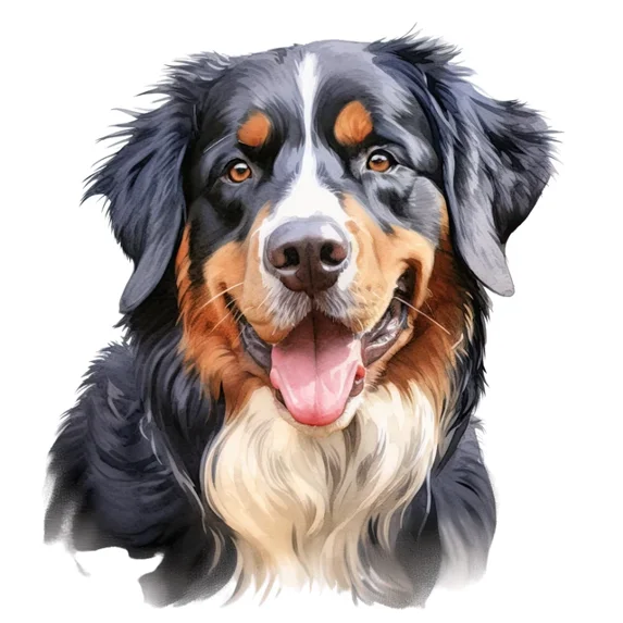 DOPASTICKER Bernese Mountain Dog Car Sticker Dogs Sticker Phone Sticker ...