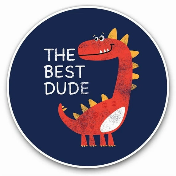 DOPASTICKER Best Dude Dinosaur Kids Boys Cool Gift, Phone Stickers ...