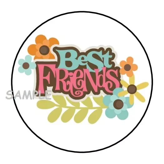 DOPASTICKER Best Friends Stickers Favors Gifts Phone Decal Water Bottle ...