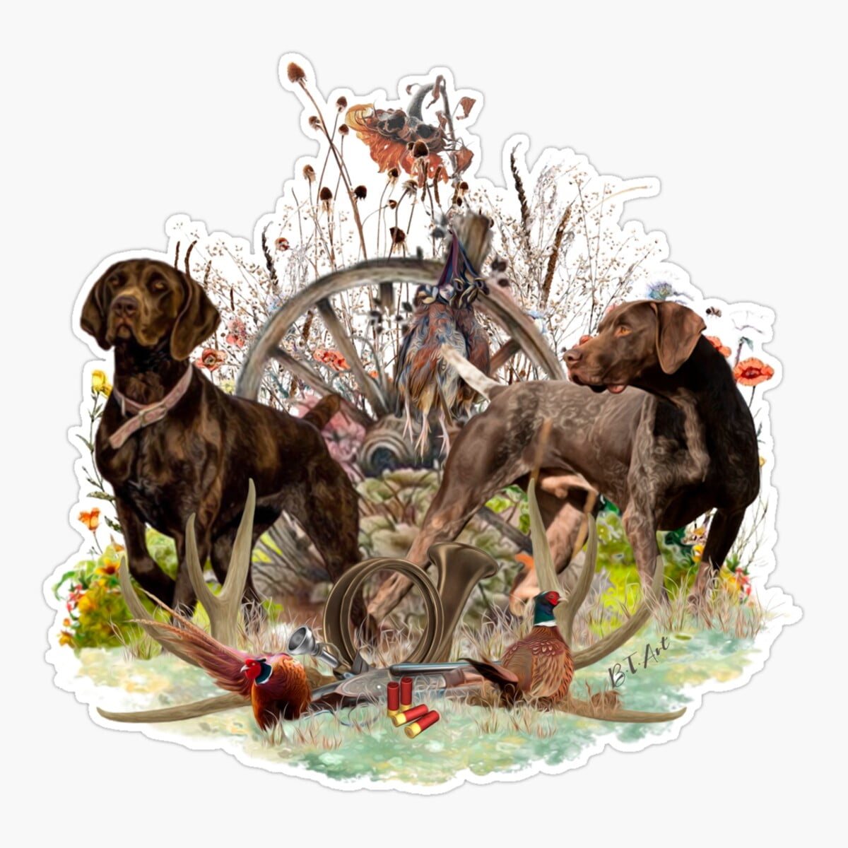 DOPASTICKER Best Times O Day To Hunt, Gsp Sticker, Phone Sticker Car ...