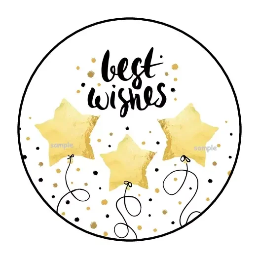 DOPASTICKER Best Wishes Stickers Phone Decal Water Bottle Stickers ...