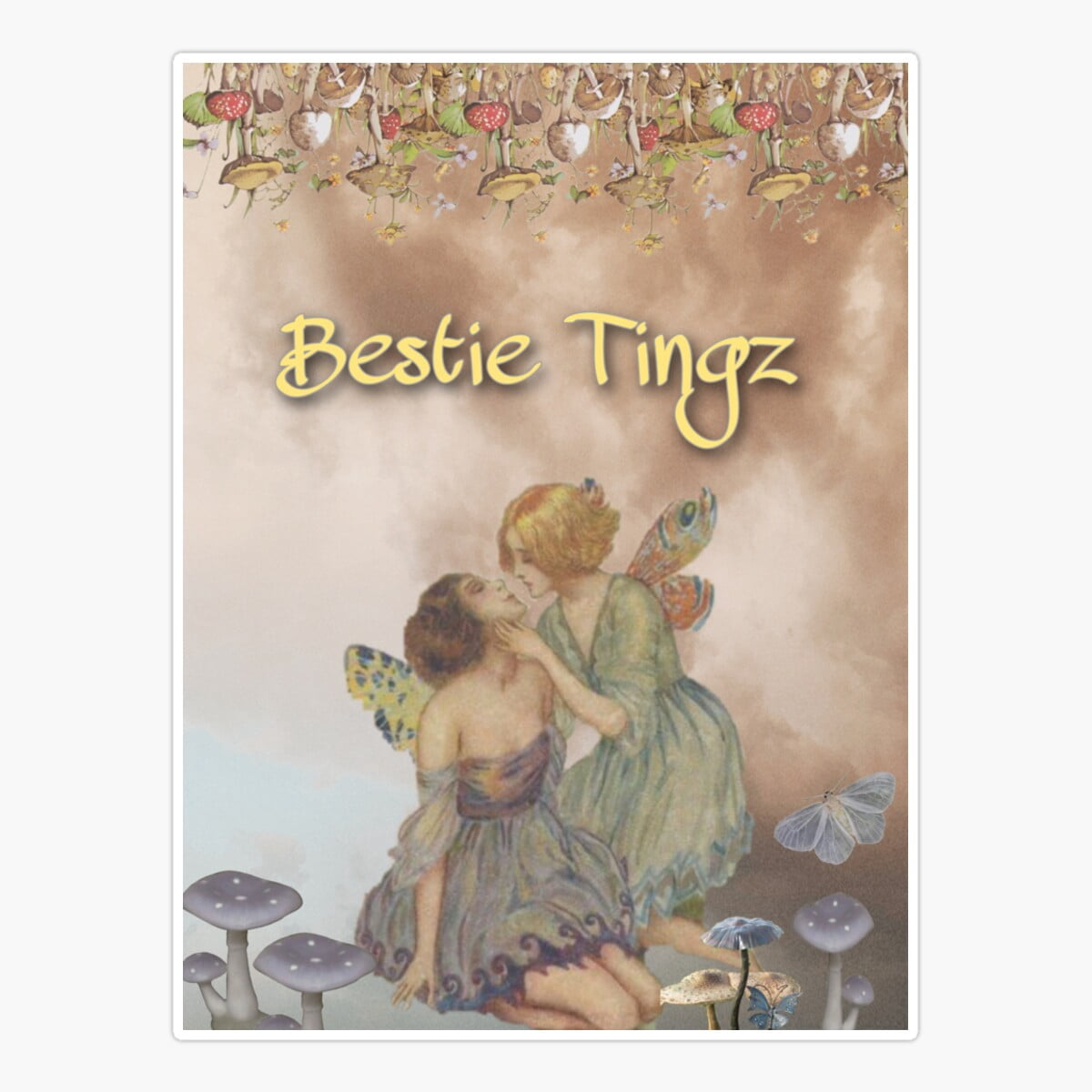 DOPASTICKER Bestie Tingz Sticker, Phone Sticker Water Bottle Sticker ...