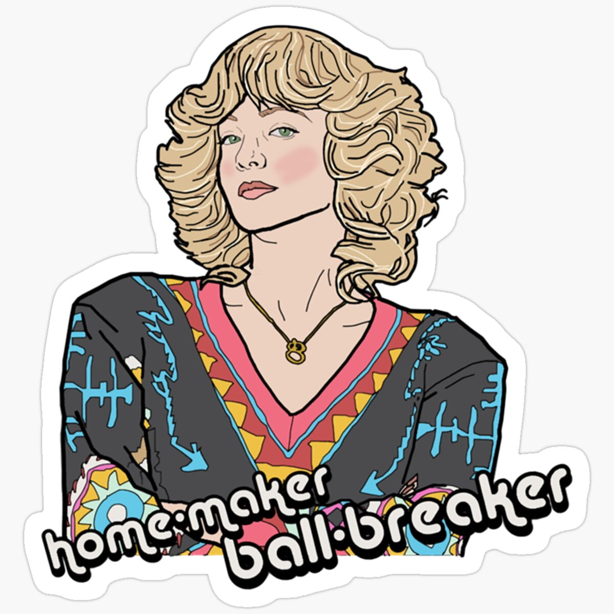 DOPASTICKER Beverly Goldberg Sticker Waterproof Sticker For Water ...
