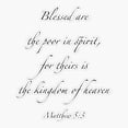 DOPASTICKER Bible Verse Matthew 5:3 Sticker, Phone Sticker Car Stickers ...