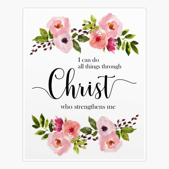 DOPASTICKER Bible Verses Christian Quotes Sticker, Phone Sticker Car ...