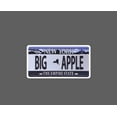 DOPASTICKER Big Apple Sticker York City License Plate Empire State Gift ...