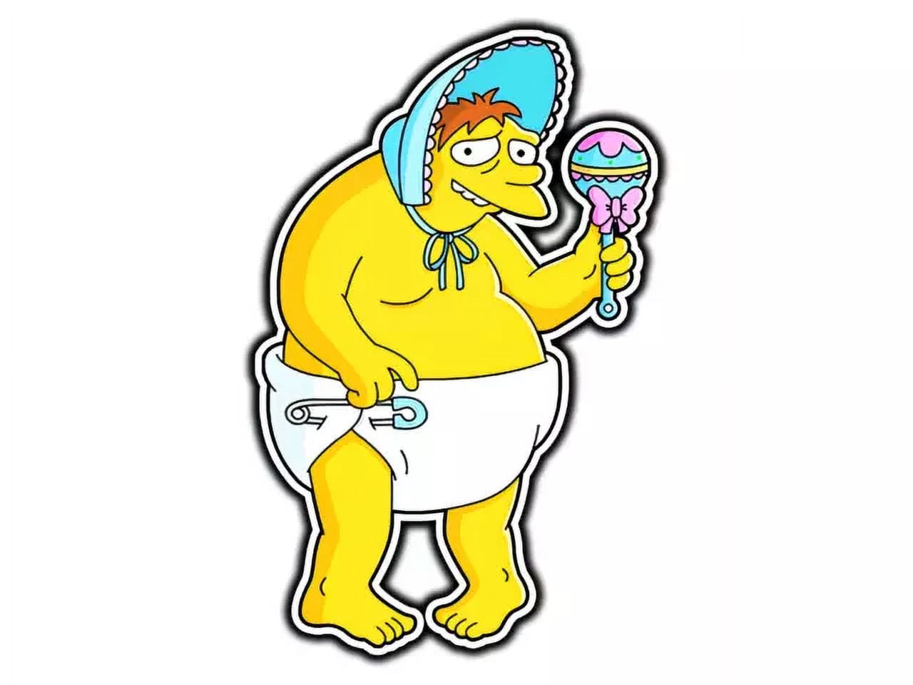 DOPASTICKER Big Baby Barney Sticker Decal Phone Decal Water Bottle ...