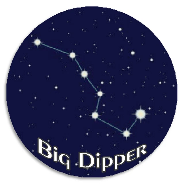 DOPASTICKER Big Dipper Constellation, Stargazing Stars Phone Decal ...